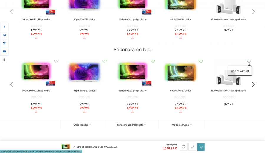 Add-Ons for Ecommerce Recommendation Widgets examples – Personyze.com